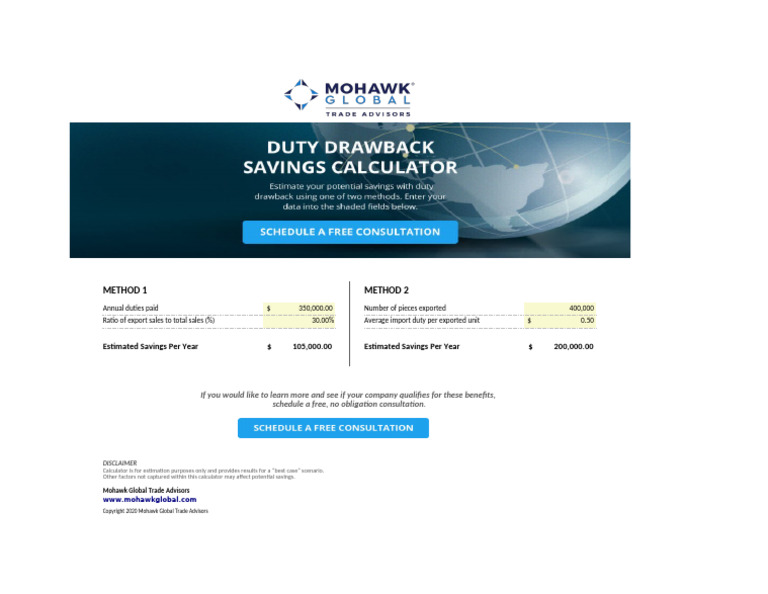 Duty Drawback Calculation Guide 2025 | PDF