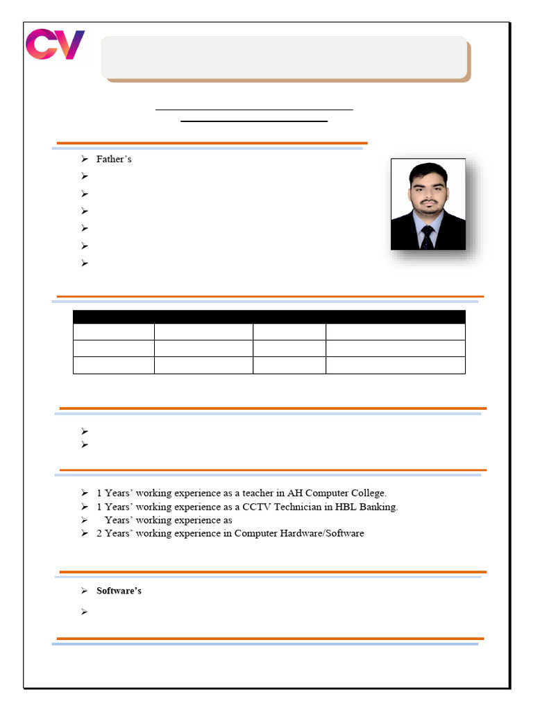 Abdul Hannan Sharif CV | PDF
