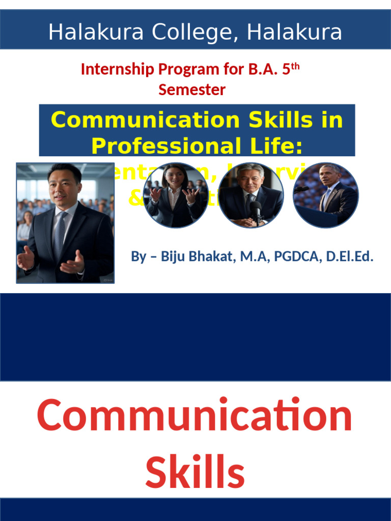 Communication Skills - 01 | PDF