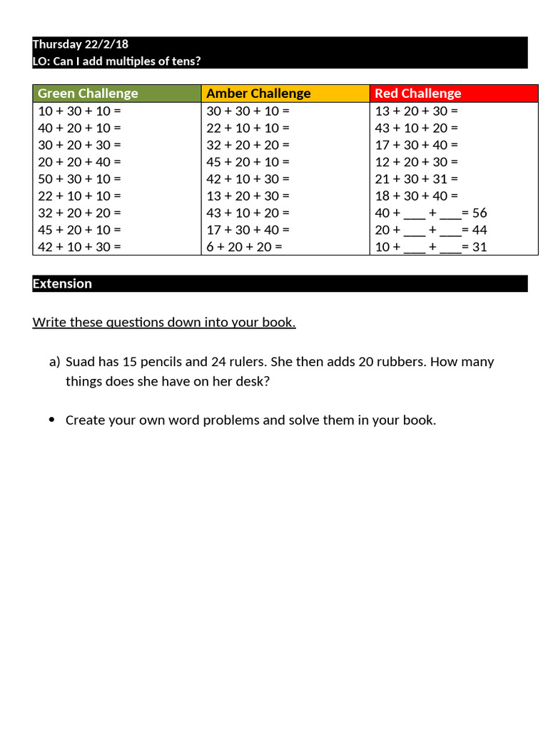 Arithmetic Paper | PDF