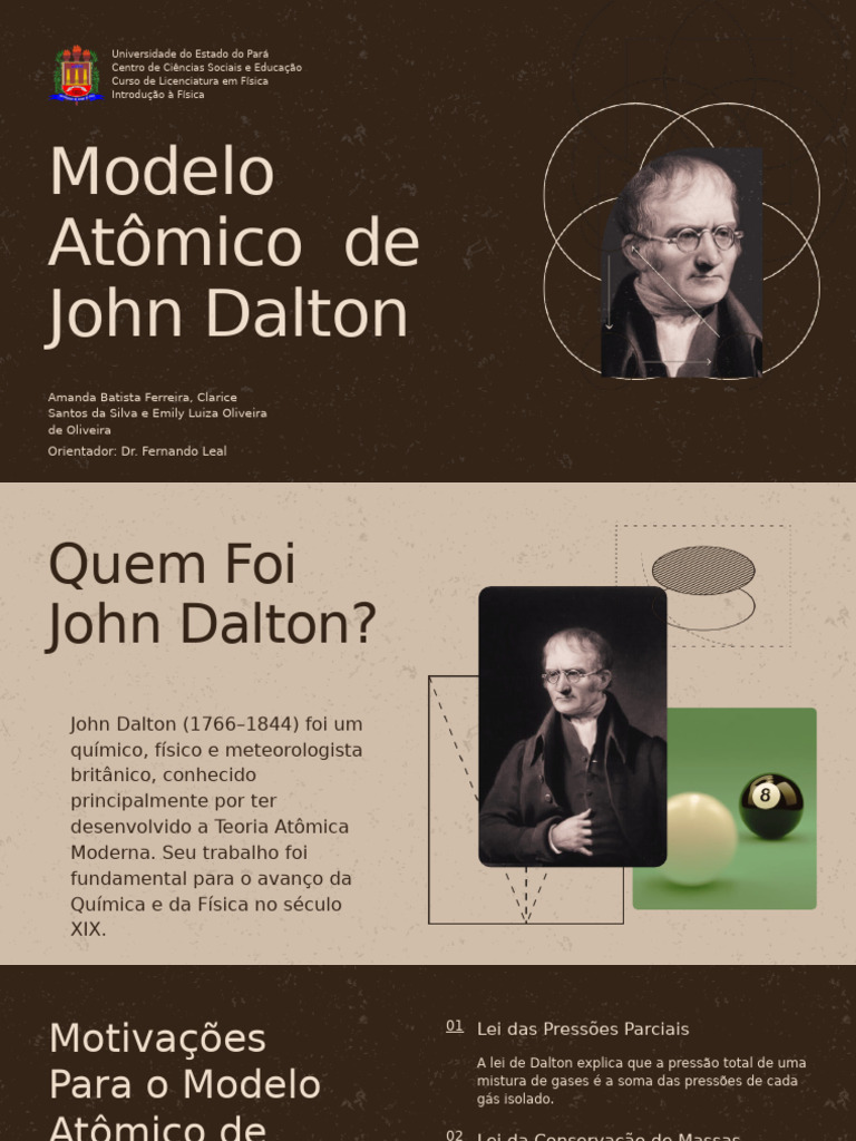John Dalton | PDF | Química | Átomos
