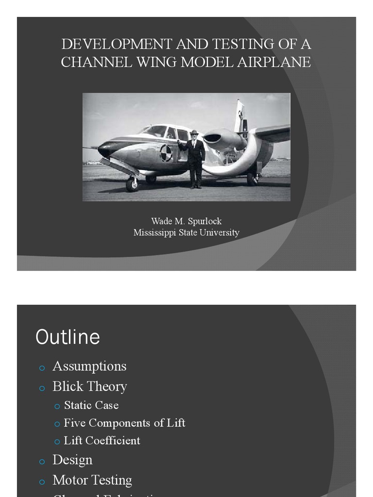 Custer Channel Wing Investigation | PDF | Lift (Force) | Airplane