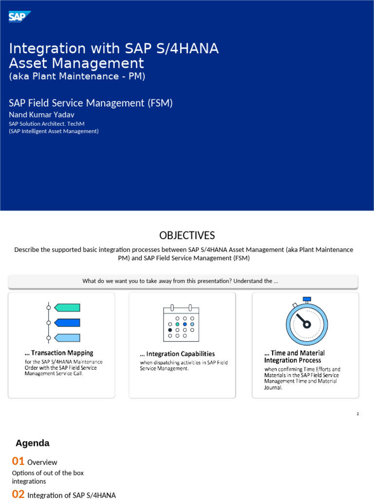 SAP FSM and S/4HANA Integration Guide | PDF | Information Technology ...