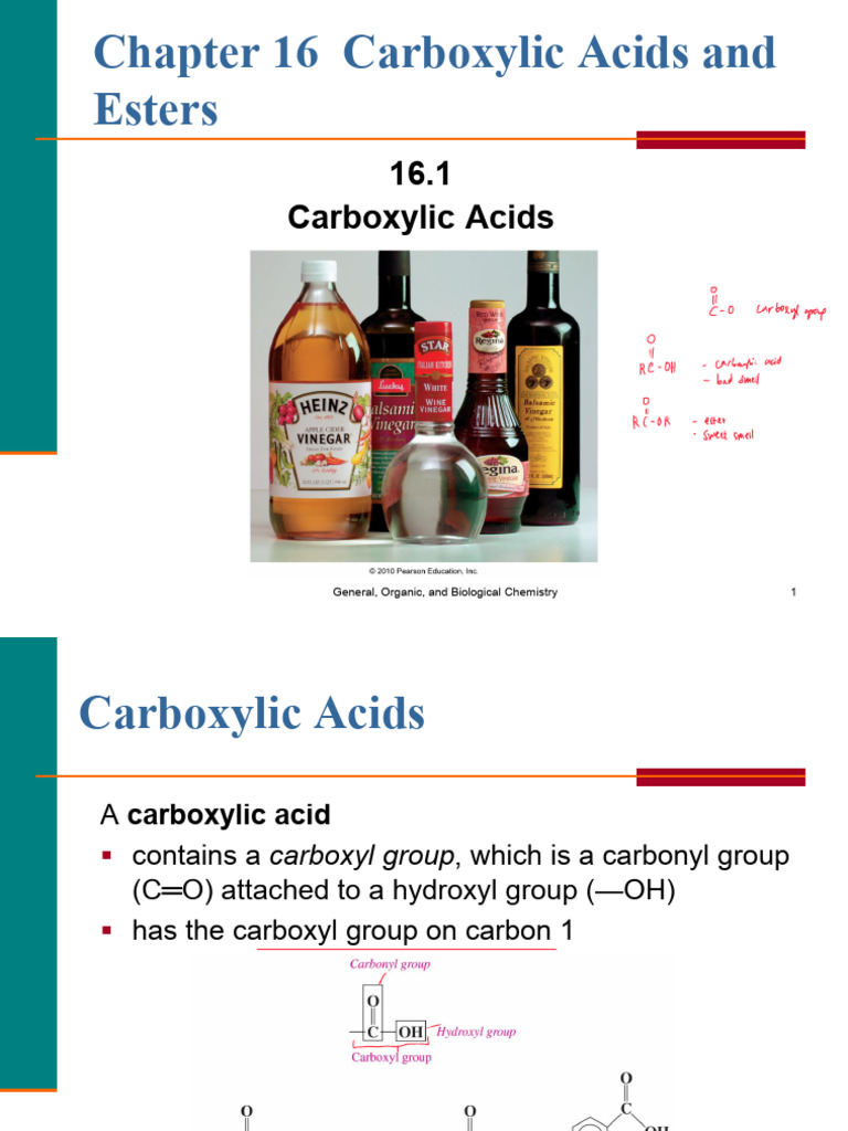 Carboxylic Acid & Ester PDF | PDF | Ester | Carboxylic Acid