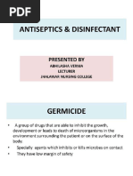 Pharmacology of Commonly Used Antiseptics and Disinfectants | PDF | Disinfectant | Chemical ...