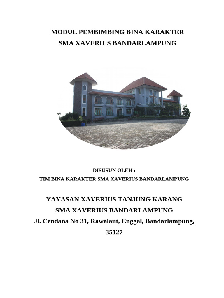 Modul Bina Karakter SMA Xaverius | PDF