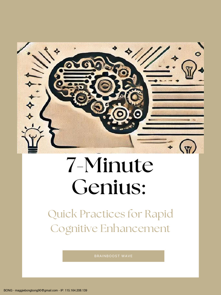 7-Minute Genius Quick Practices For Rapid Cognitive Enhancement | PDF ...