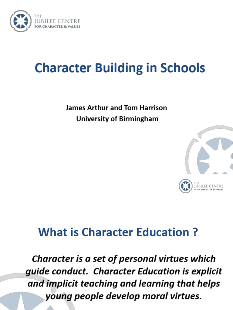 Reviving Character Education in Schools | PDF | Curriculum | Virtue