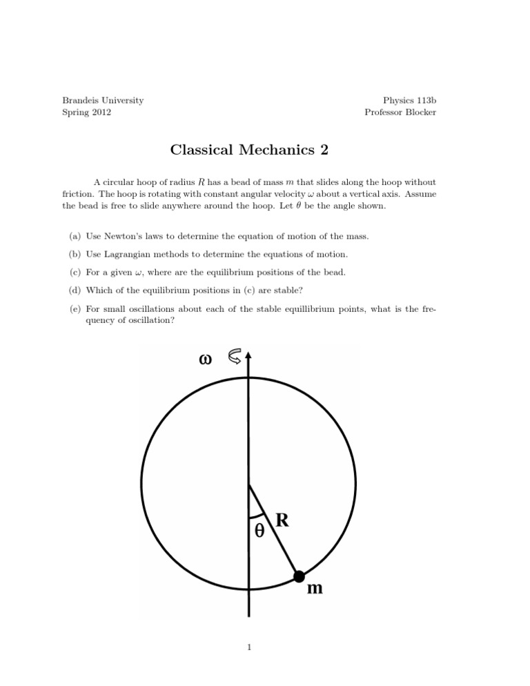 Class Mech 2 | PDF | Teaching Methods & Materials