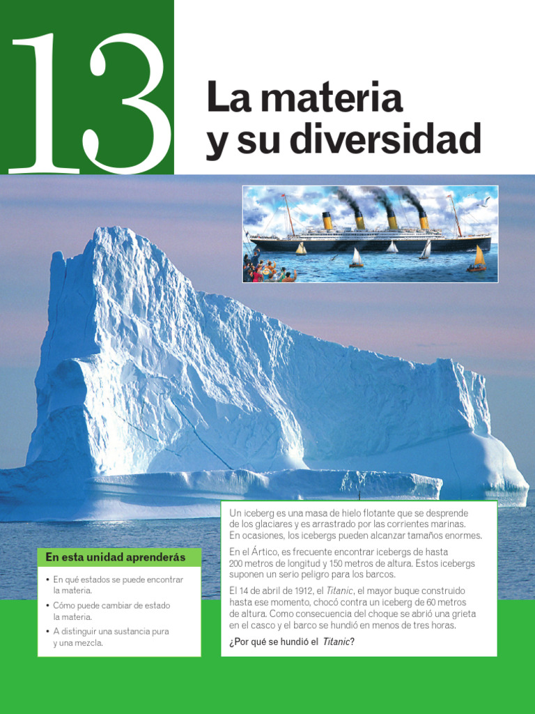 La Materia y Su Diversidad | PDF | Mezcla | Gases