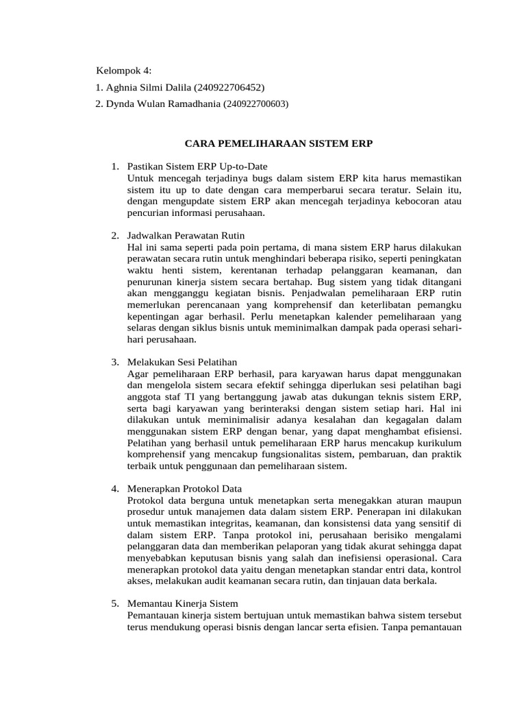 Resume Kelompok 4 Prak. Sia | PDF