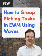 Wave Managment in Sap Ewm | PDF | Warehouse | Computing