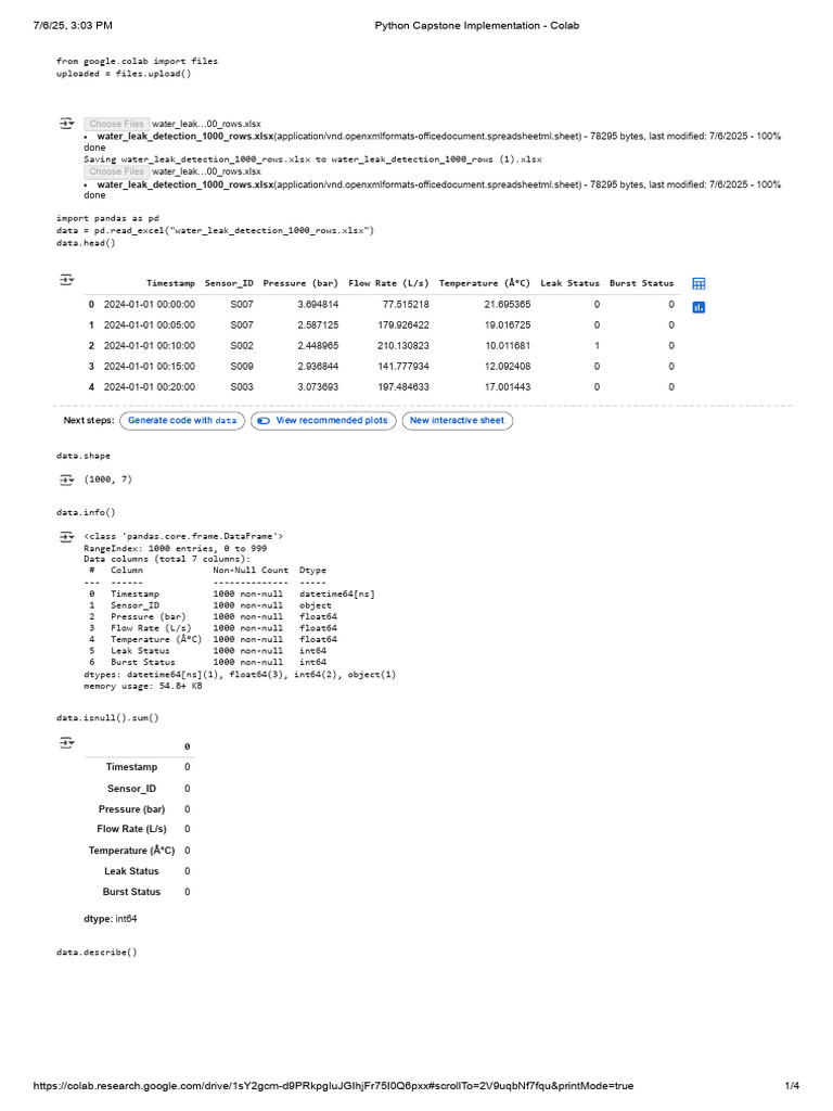 Python Capstone Implementation | PDF | Computing | Computer Programming