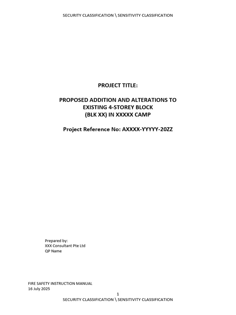 Fsim Template | PDF | Fire Safety | Fires