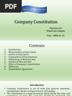 Association Constitution Template | PDF