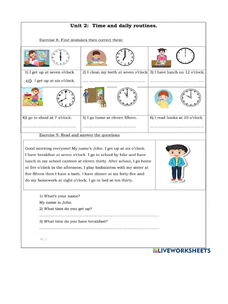 Worksheet 7005442 | PDF