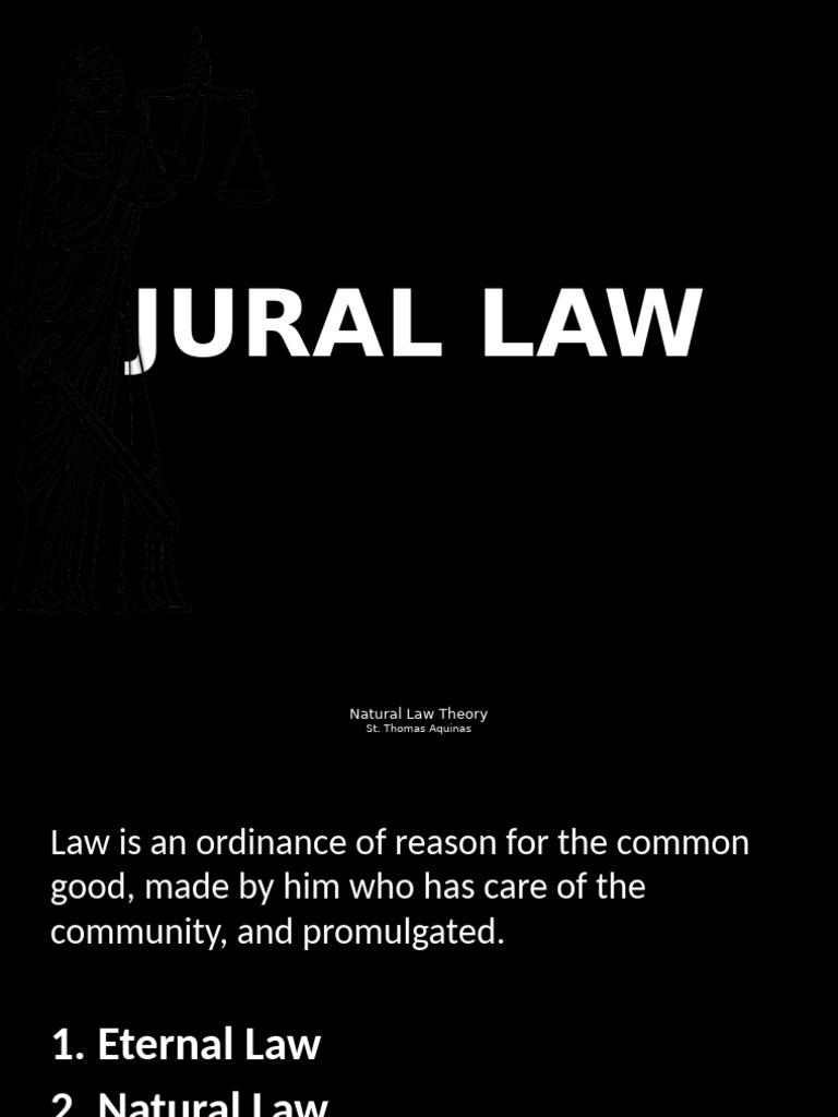 Understanding Jural Law and Its Types | PDF