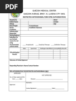Restricted Antimicrobial Order Form | PDF | Self-Improvement