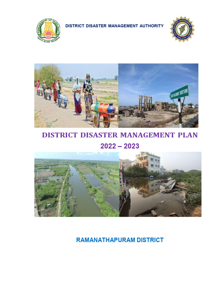 District Disaster Management Plan | PDF | Emergency Management | Disaster Risk Reduction