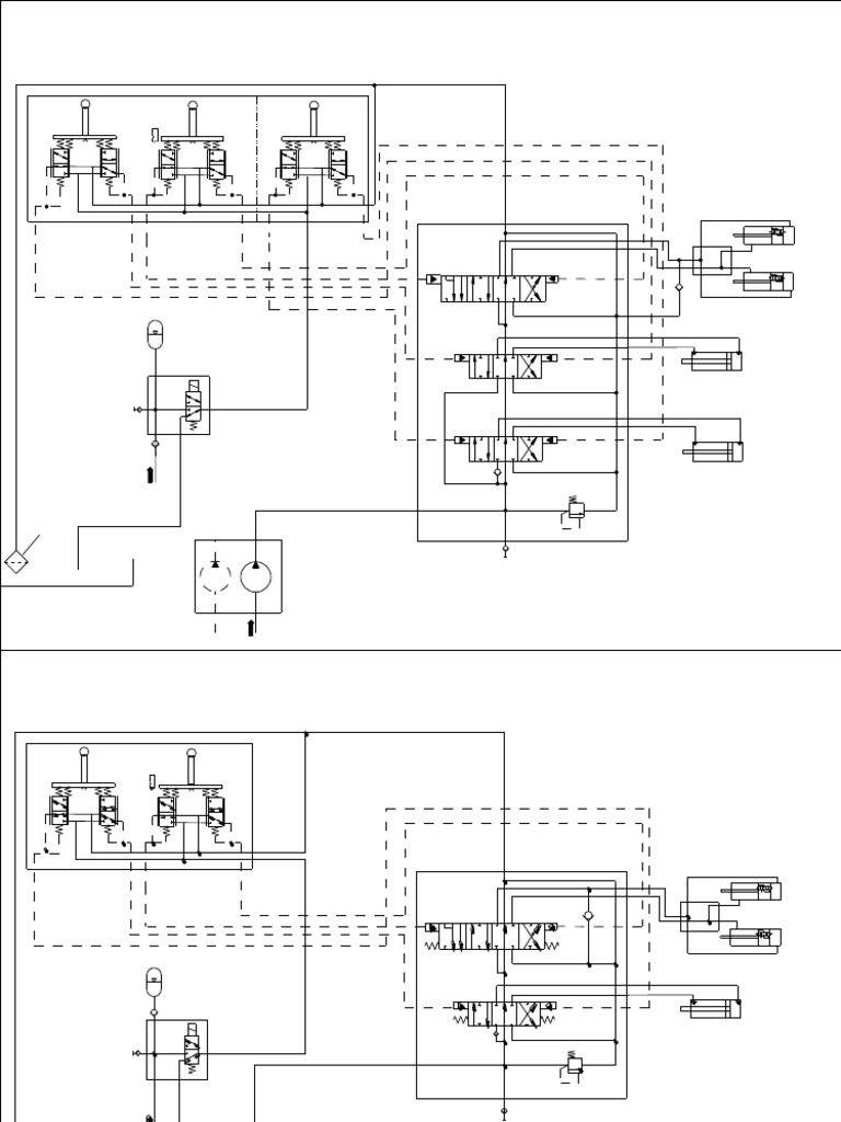 816d Implement Hydraulic Schematic - 98706 | PDF