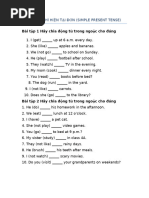 Pre A1 Starters Vocabulary List | PDF