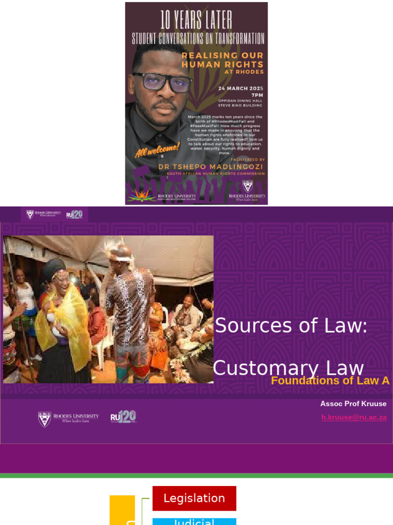 Customary Law as a Legal Source | PDF | Governance | Government