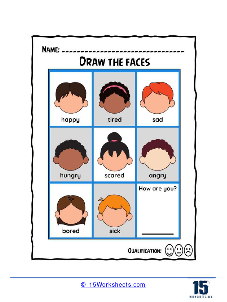 Draw The Faces-Emotions | PDF