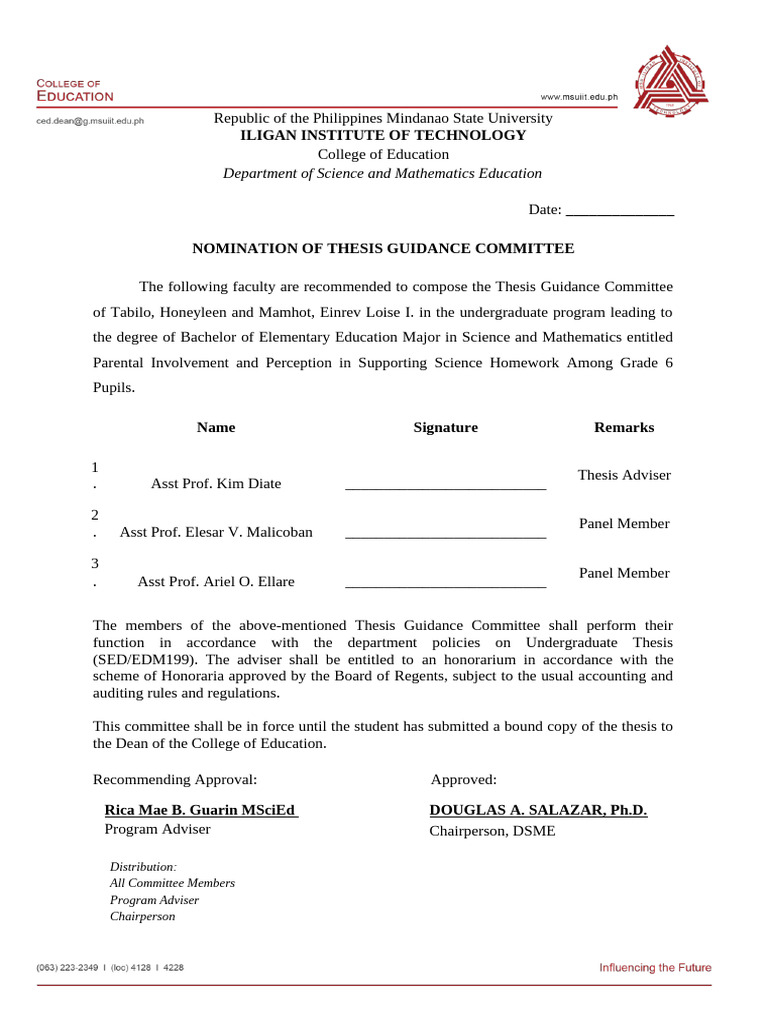 Thesis Form | PDF