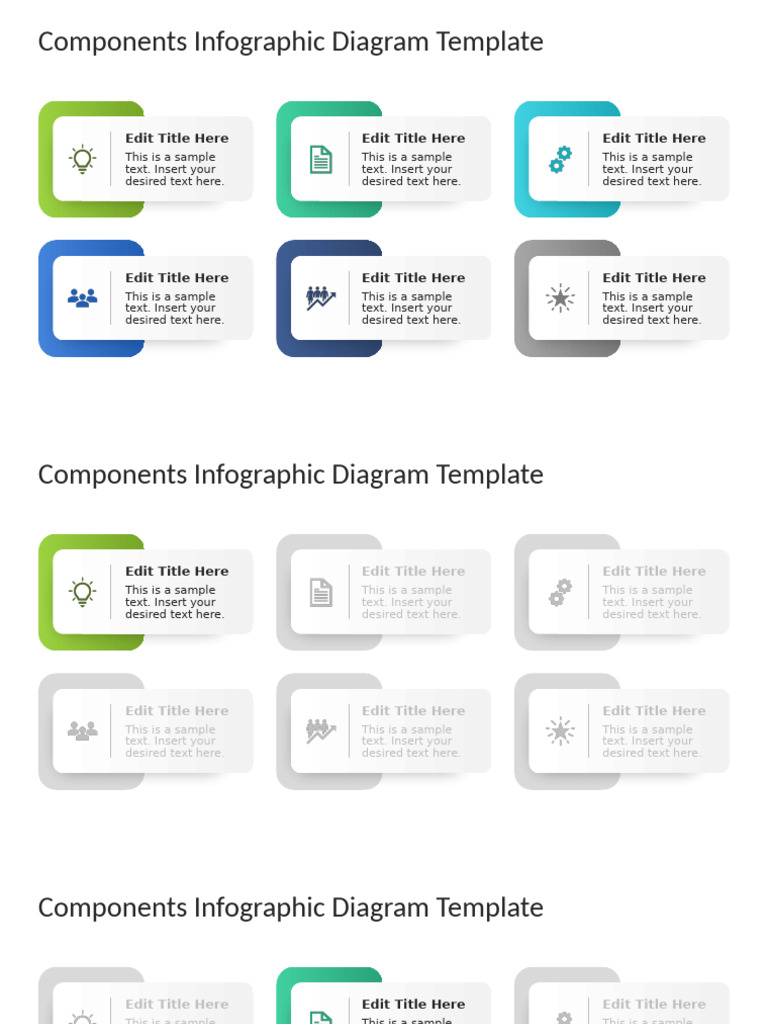 FF0549 01 Components Infographic Diagram Slide Template 16x9 1 | PDF ...