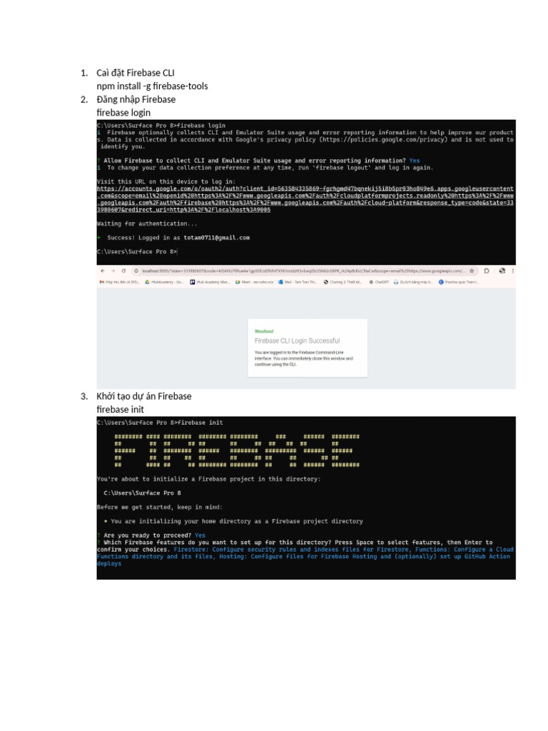 Triển khai lên Firebase | PDF