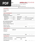 Annual Leave Request Form | PDF