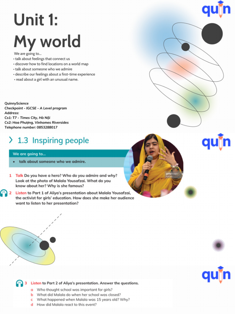 ESL Stage 5 - Unit 1.3 and 1.4 Slides | PDF