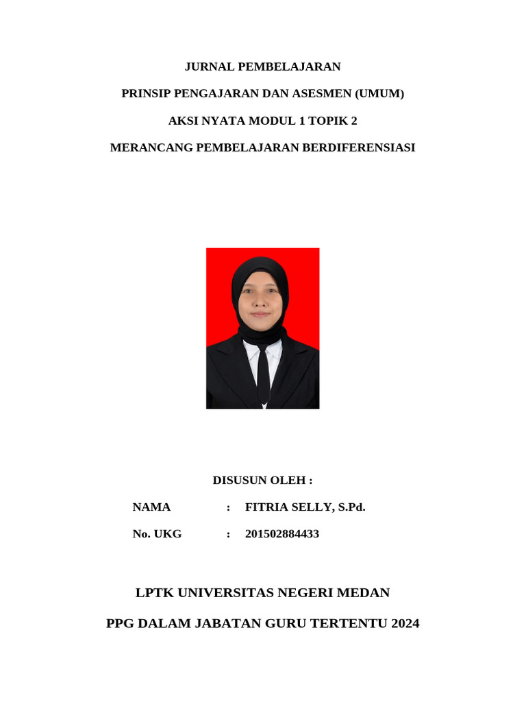 Jurnal Pembelajaran Modul 1 - Fitria Selly | PDF