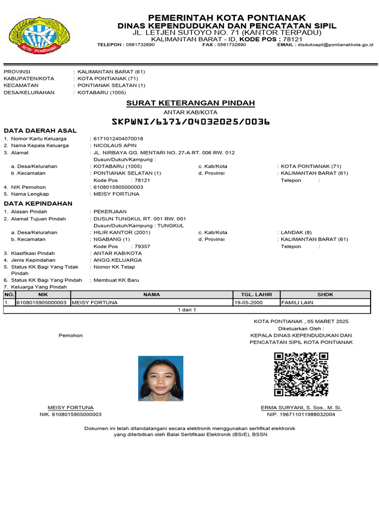 Surat Pindah | PDF