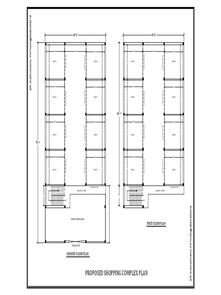 Complex Plan Ground and First Floor | PDF
