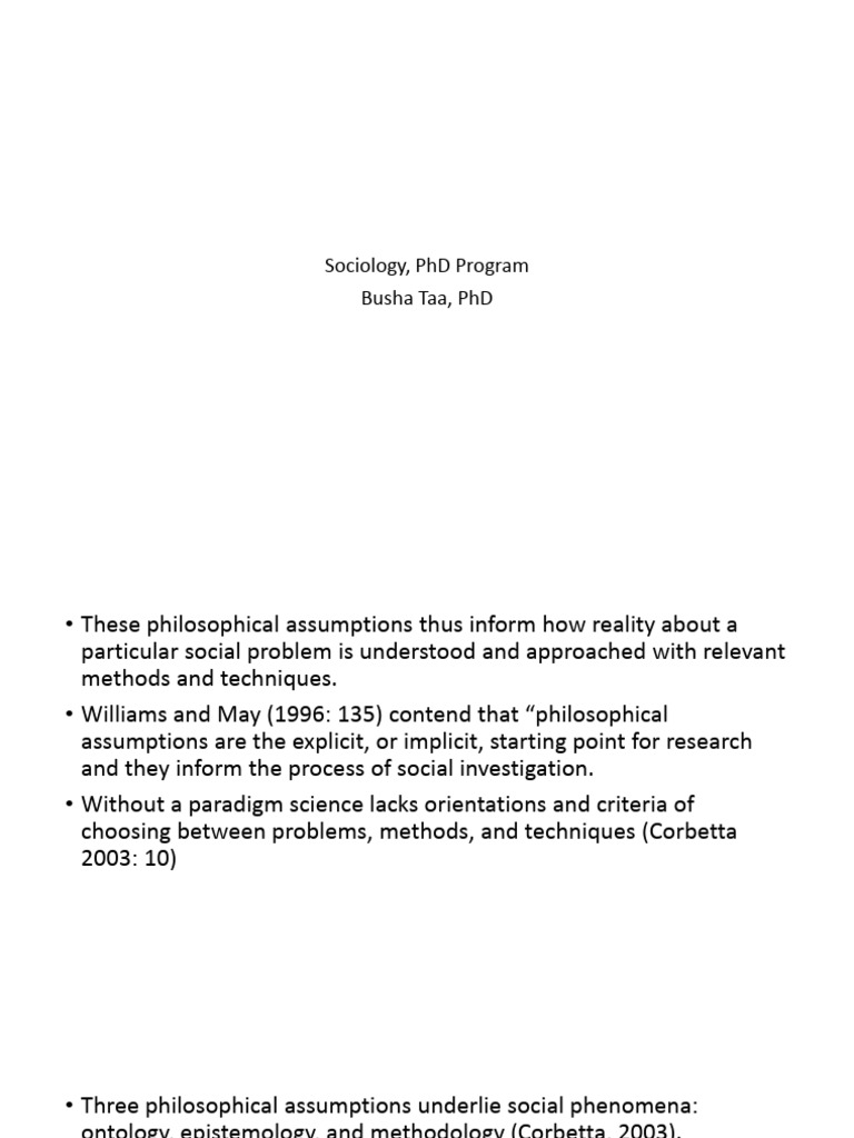 Philosophical Foundations of Research Methodology | PDF | Knowledge ...