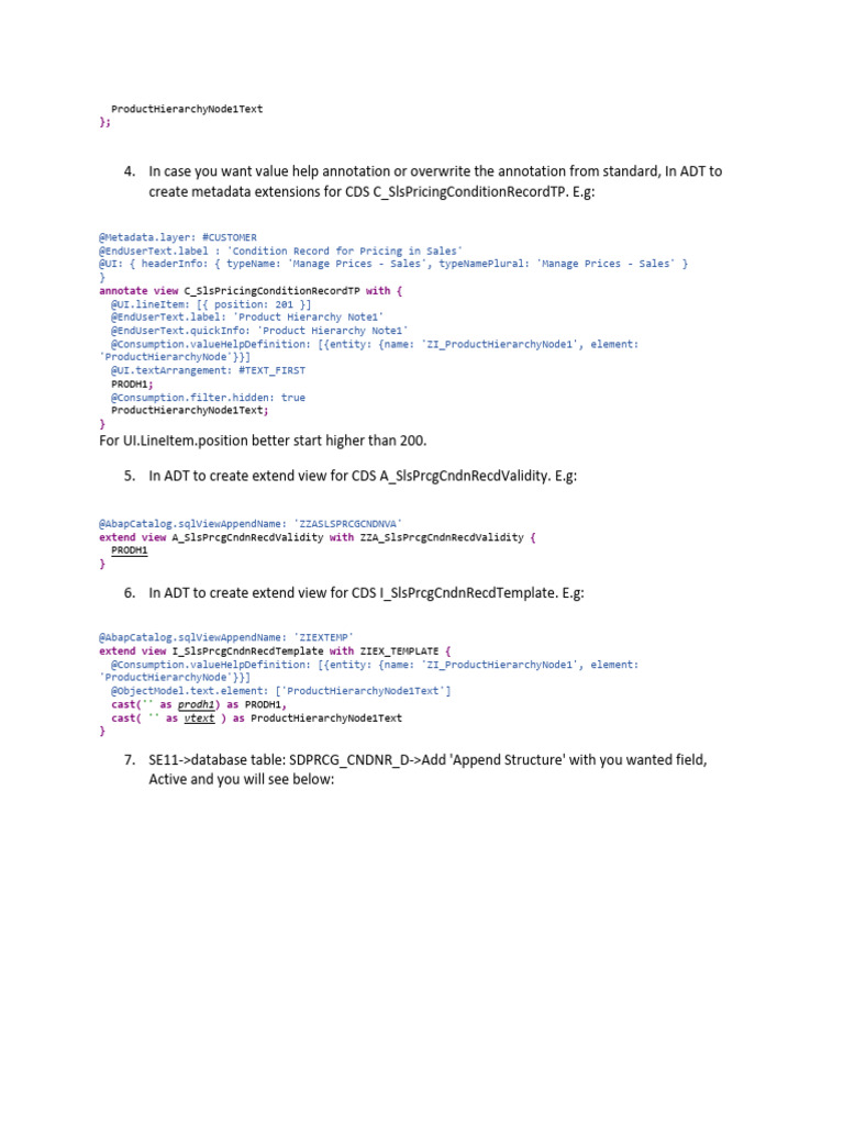Classic Extensibility Model in Manage Price App 2 | PDF