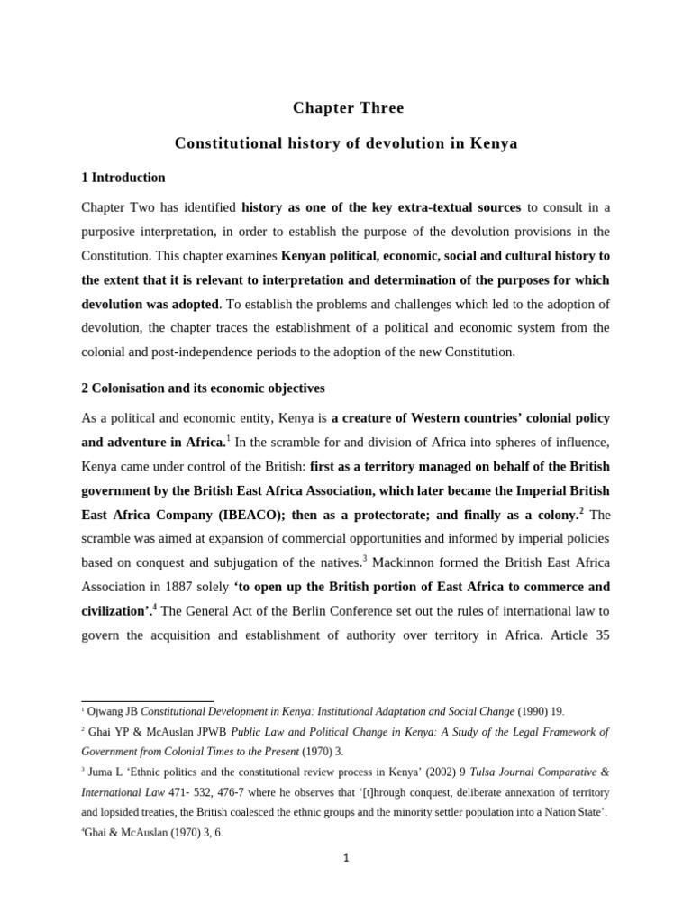 History of Devolution in Kenya | PDF | Kenya | Taxes