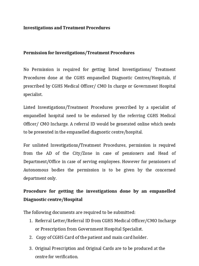 4.investigations and Treatment Procedures | PDF