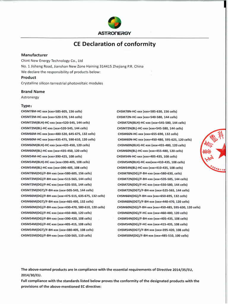 CE Declaration of Conformity - 20230221 | PDF