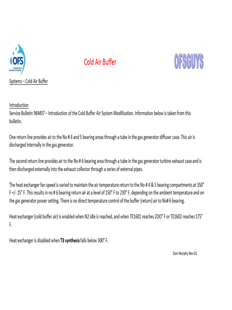 Cold Air Buffer System Overview | PDF | Heat Exchanger | Gases