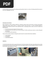 CHB Dimensions and Estimation Guide | PDF | Masonry | Mortar (Masonry)