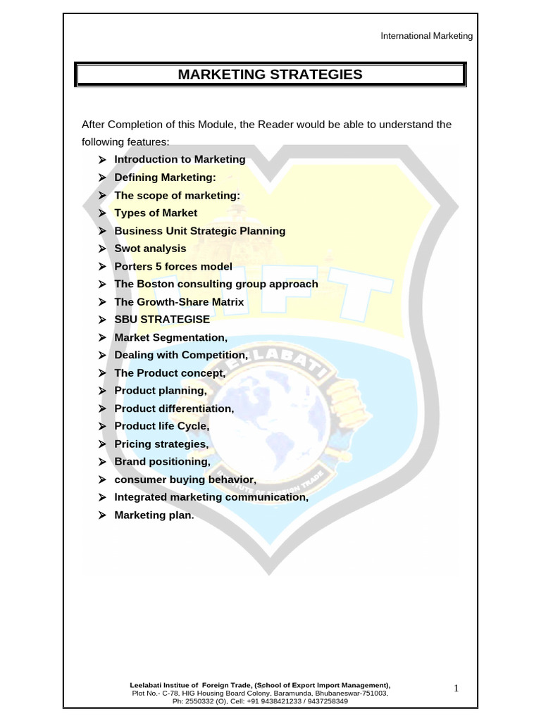 Marketing Strategies Final | PDF | Marketing | Market Segmentation