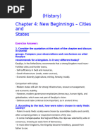 New Beginnings: Cities and States Overview | PDF