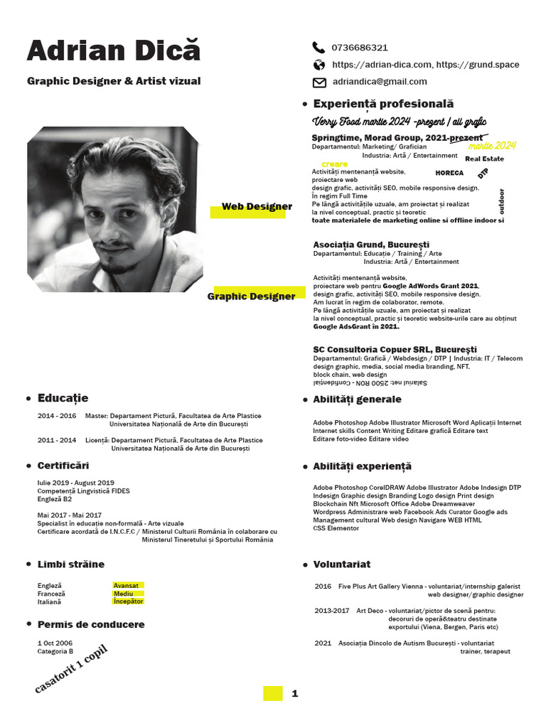 CV Grafic Dica | PDF | Software | Application Software