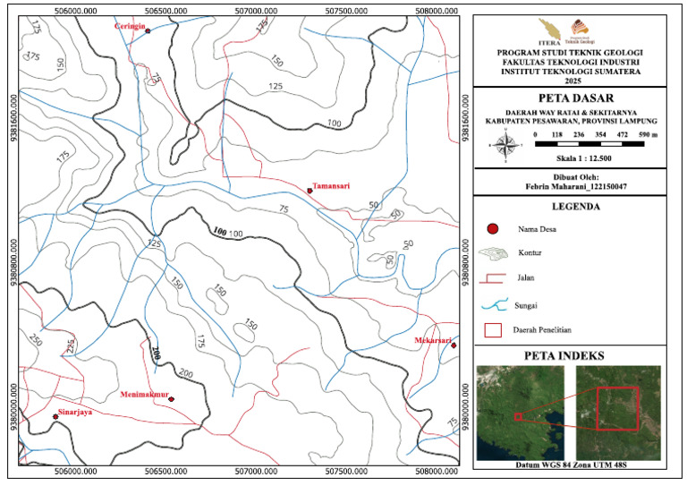 Peta Dasar Kavling Ebin | PDF