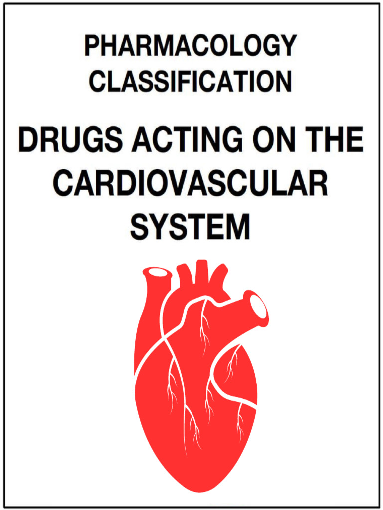 Drugs Acting On Cardiovascular System | PDF