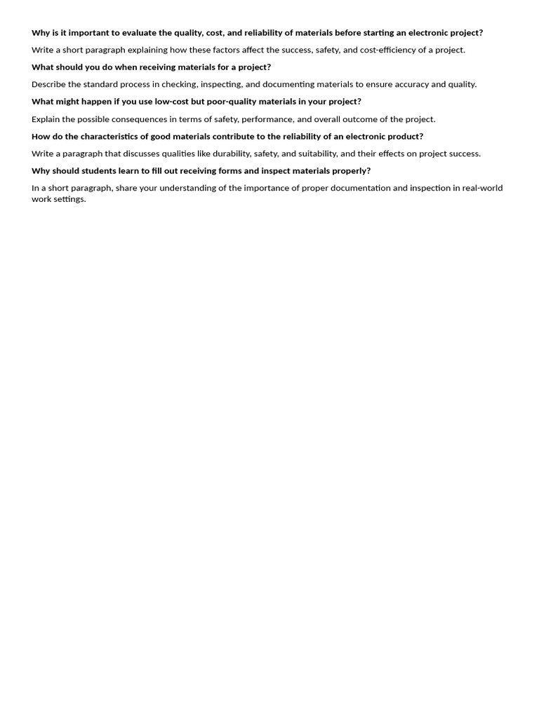 Compe 8 - Short Paragraph | PDF
