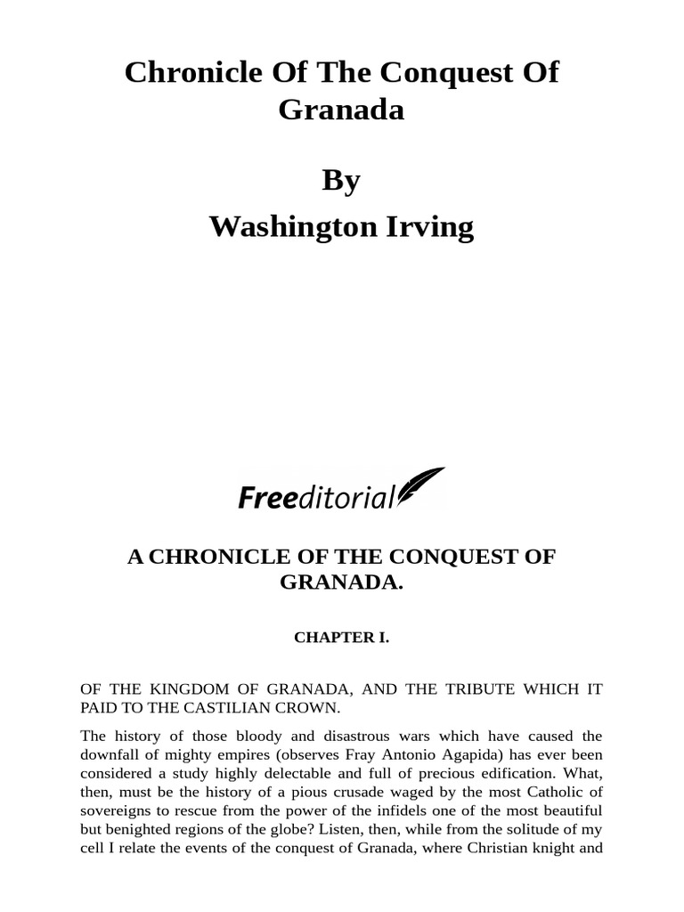 Chronicle of The Conquest of Granada | PDF | Castle | Granada