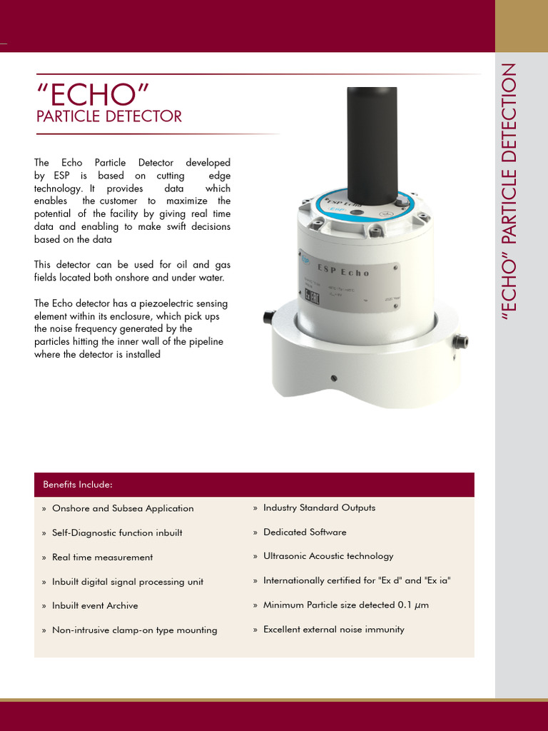 Catalogue of Particle Detectors | PDF | Ultrasound | Sensor
